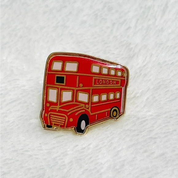 Burberry | Accessories | Burberry Red Double Decker Bus Collectible Pin ...